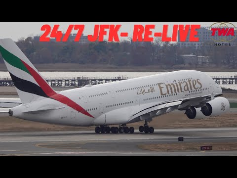 ✈️ RE-Live Planespotting with Highlights from New York (JFK) Airport! #planespotting #twahotel