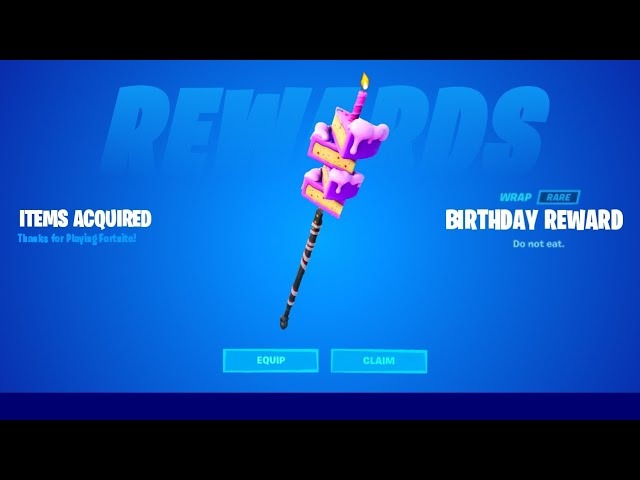 How to get Fortnite Birthday rewards for free in Chapter 2 Season 8