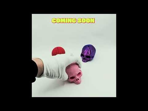 💀 Unbranded Skull Twist Fidget・ STL File for 3D printing・Cults