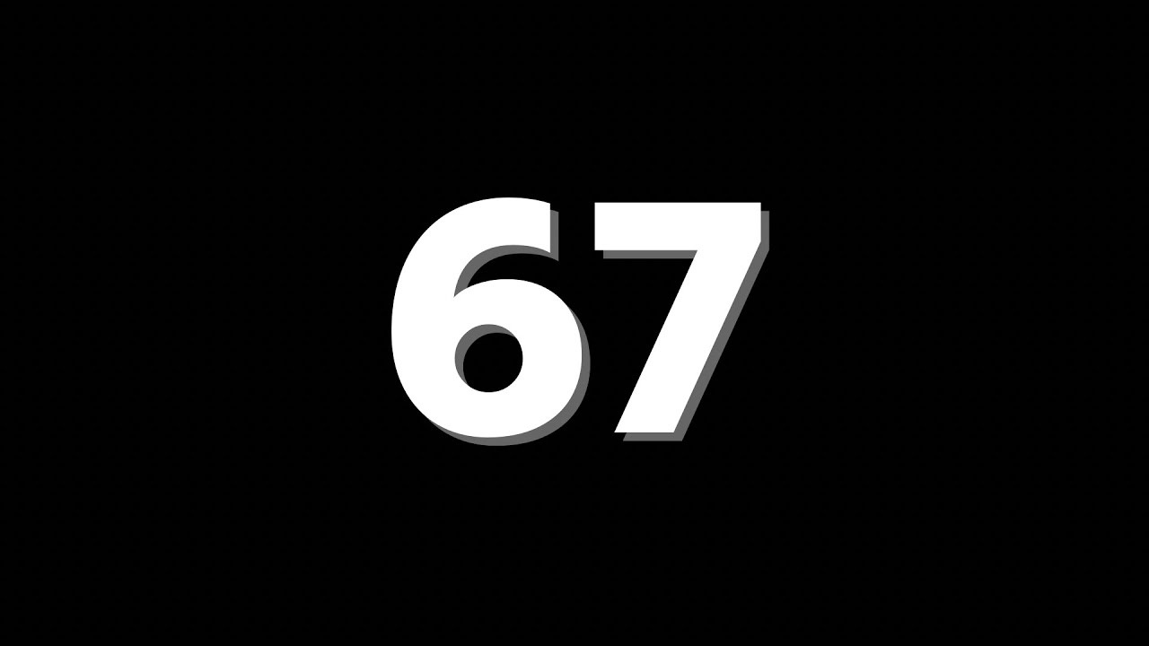 67 Second Countdown Timer With Sound Effect