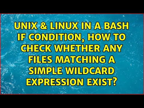 In a Bash if condition, how to check whether any files matching a simple wildcard expression exist?