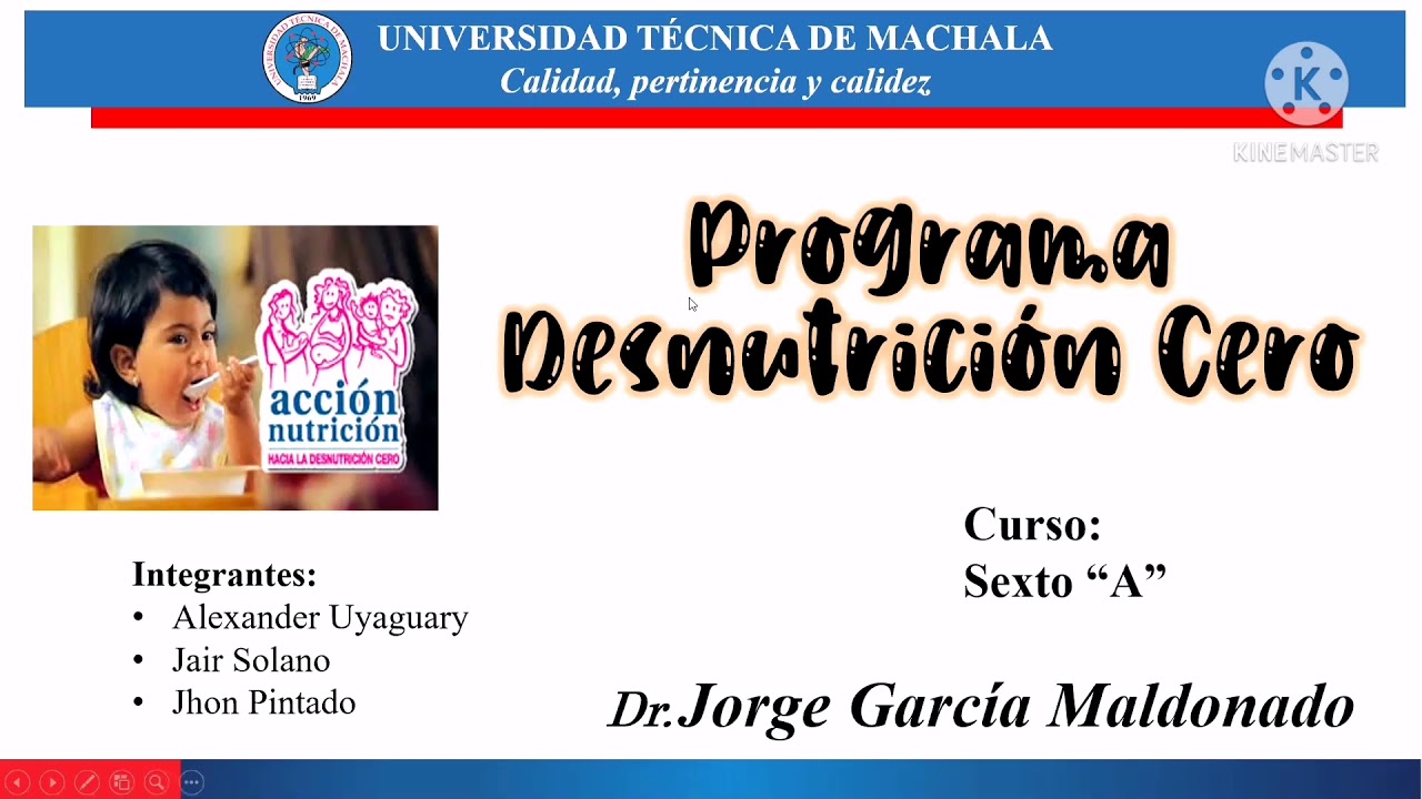 Programa Desnutrición Cero
