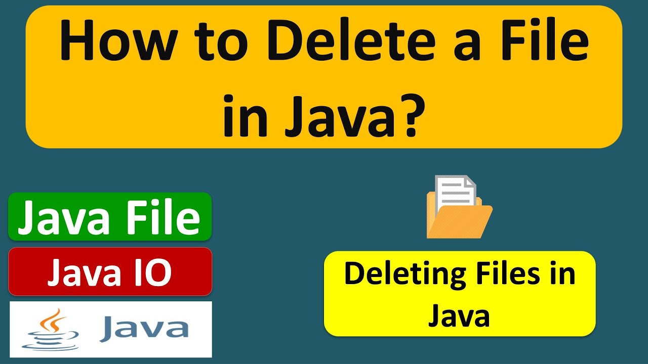 How to Delete a File in Java? | Java File | Java IO | Java Tutorial