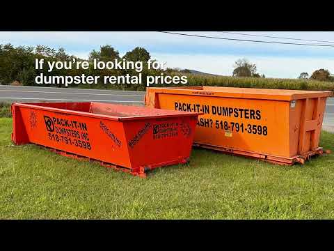 Pack-It-In Dumpsters | Affordable Dumpster Rentals For Clifton Park, NY