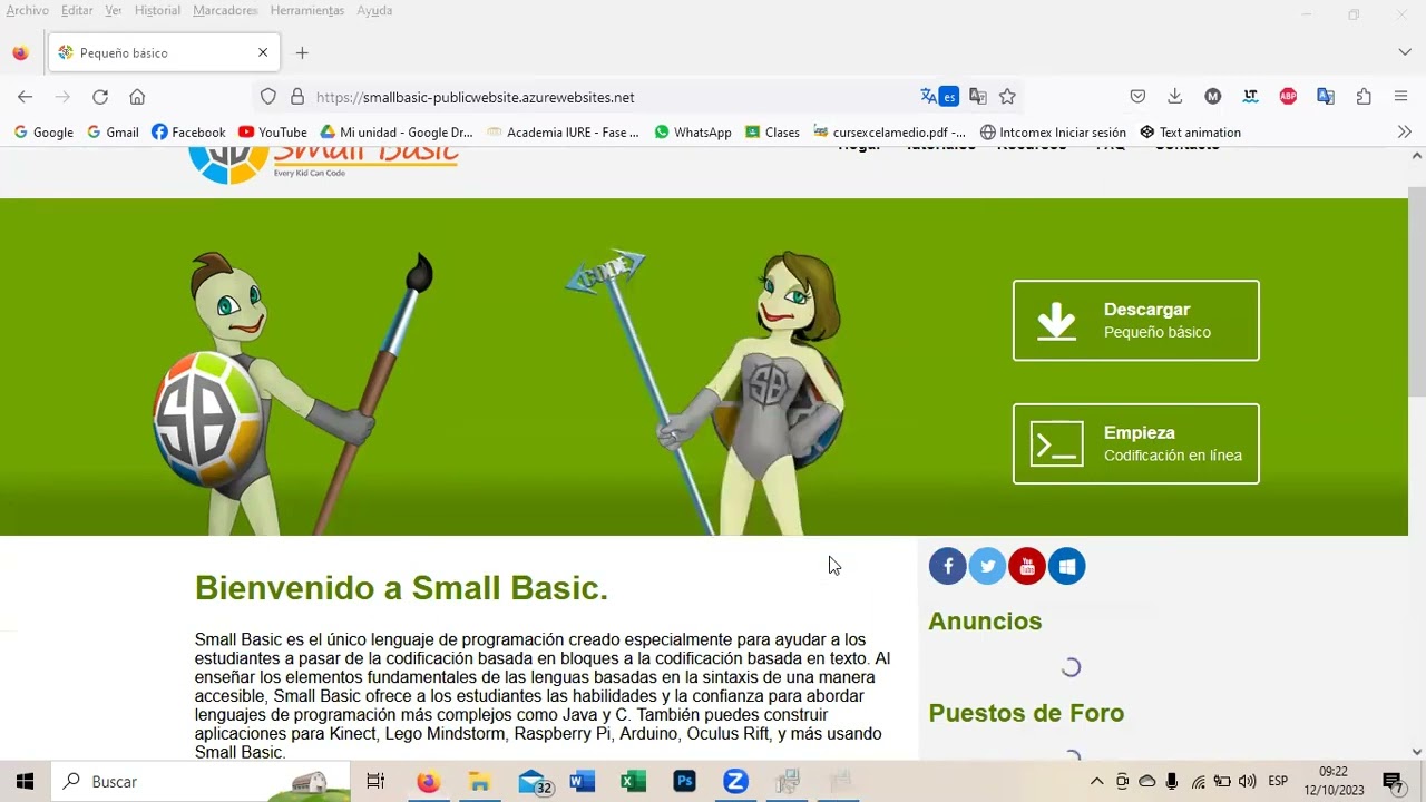 Instalación Small Basic