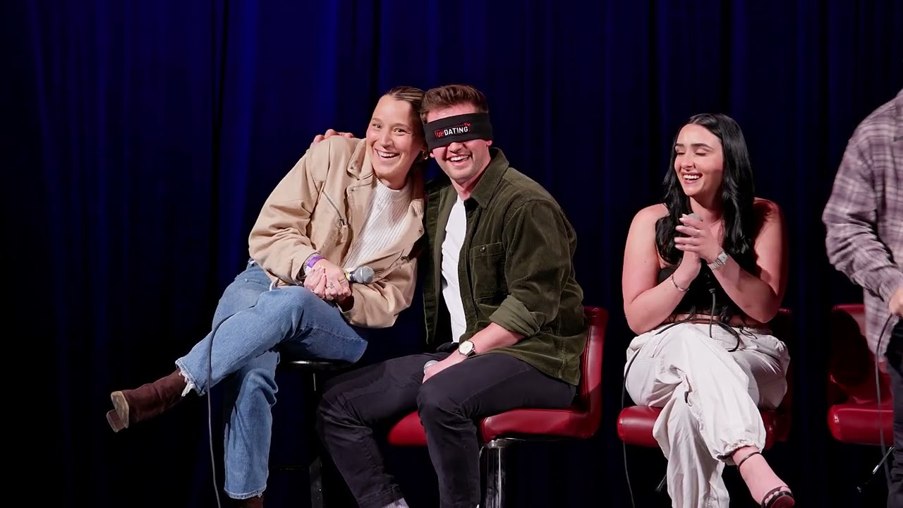 Three girls competed for one ballsy guy