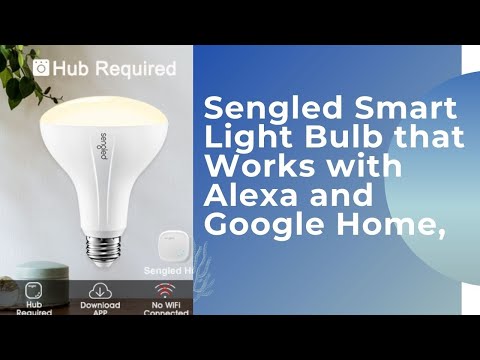 Sengled Smart Light Bulb that Works with Alexa and Google Home,