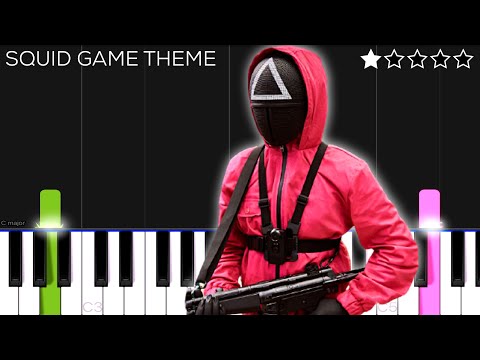 SQUID GAME THEME | EASY Piano Tutorial