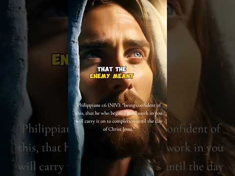Philippians 1:6 (NIV): "being confident of this, that he who began a good work in you will