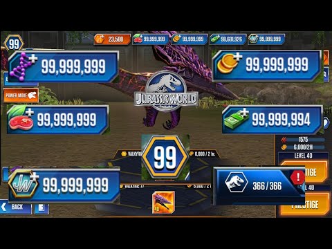 UNLIMITED EVERYTHING JURASSIC WORLD THE GAME MOD | VERSION 1.83.4 | IOS & ANDROID