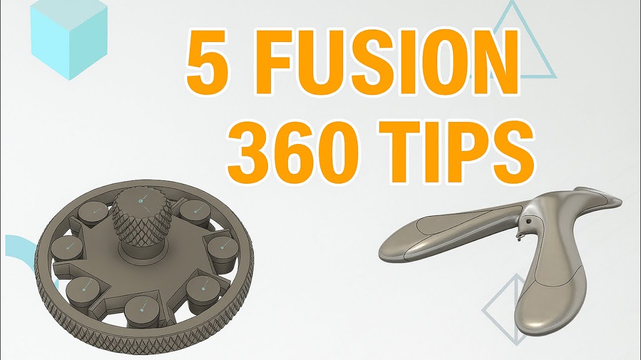 5 Fusion 360 Tips In 4 Minutes