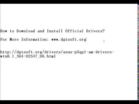 ASUS P5QPL-AM Drivers for Windows 10 (32bit|64 bit) 98.41.799.6802