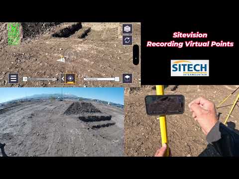 Sitevision Recording Virtual Points, Trimble SiteVision for Utilities ...
