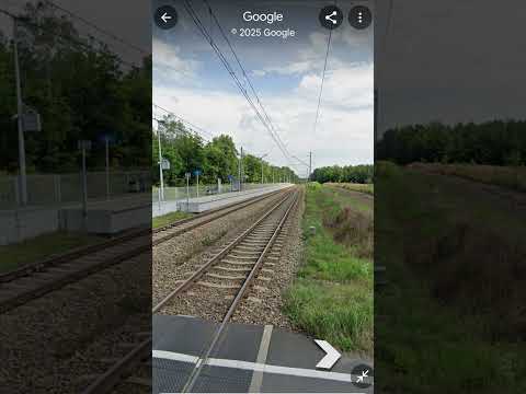 (Google Maps) Przejazd Kolejowy Szczejkowice ul. Wiejska #przejazdkolejowypolska