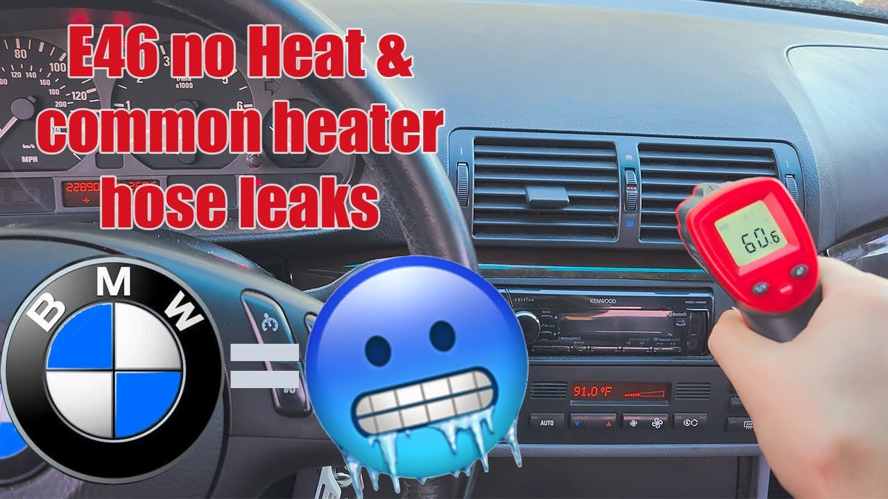 BMW E46 Heater core hoses explained, Hidden leaks, no heat from Vents