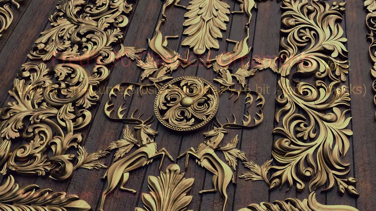 96 Classical Ornament Brush(IMM+Curve) & Kitbash & 3dModels & Alpha