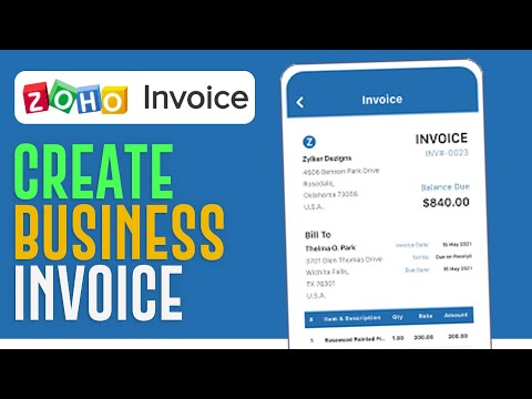 Zoho Invoice Tutorial 2025 | How To Create A Business Invoice (2025)