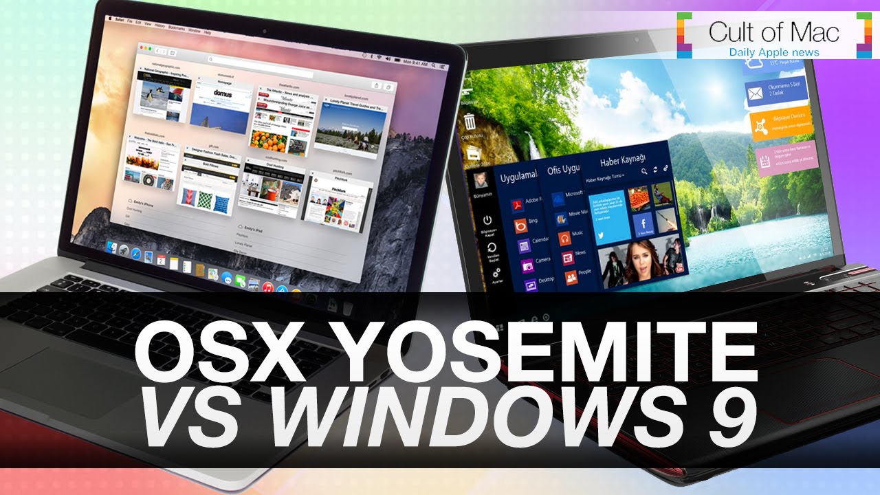 OS X Yosemite vs. Windows 9