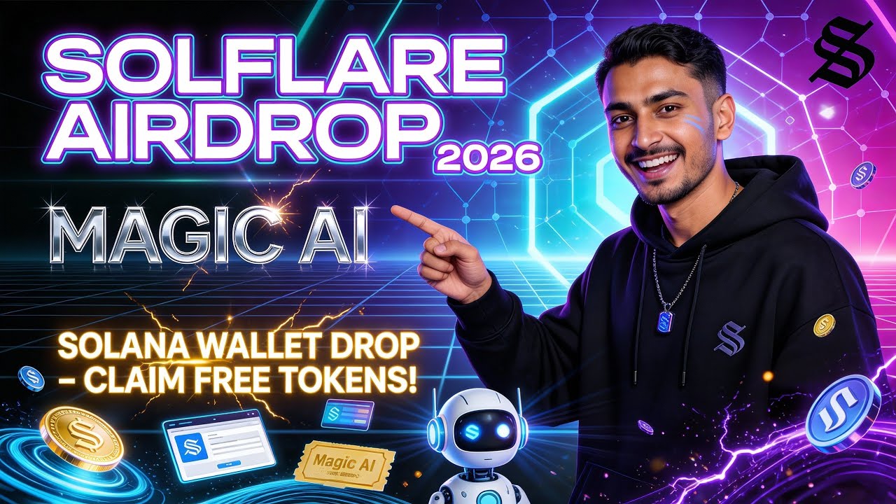 🔥 Solflare Airdrop 2026 | New Solana Wallet Airdrop | Magic AI Early Access 🚀