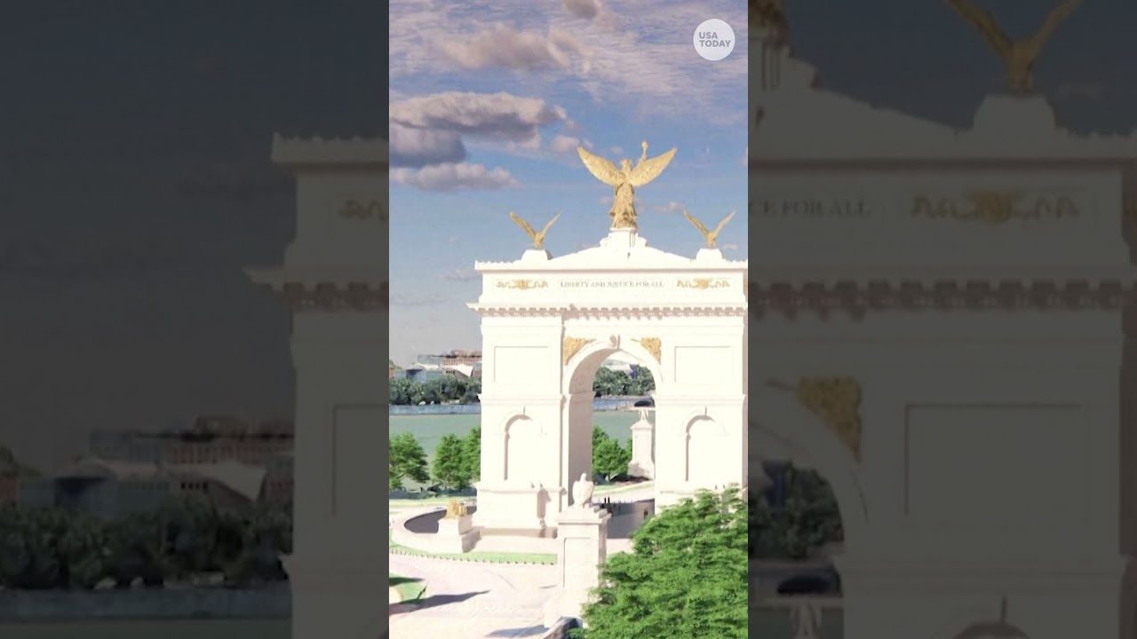 USA TODAY visits the site of President Trump's future 'Triumphal Arch'
