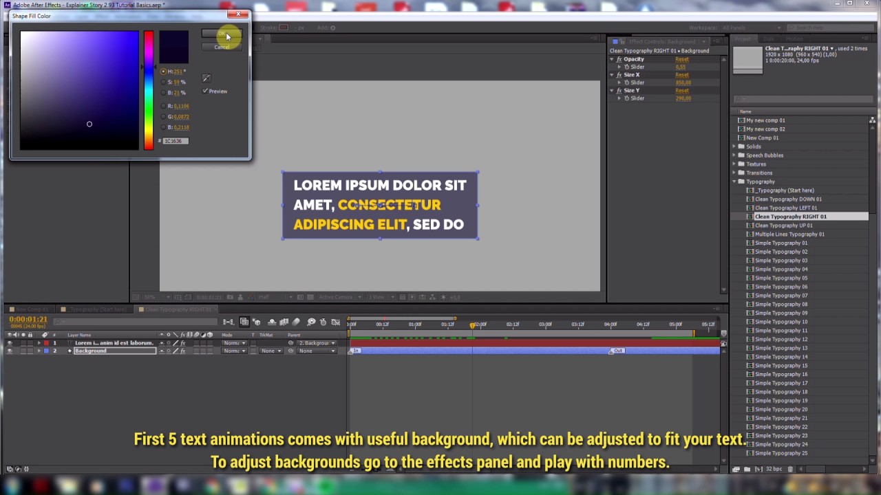 Explainer Video Toolkit 3 - 15 Typography Tutorial