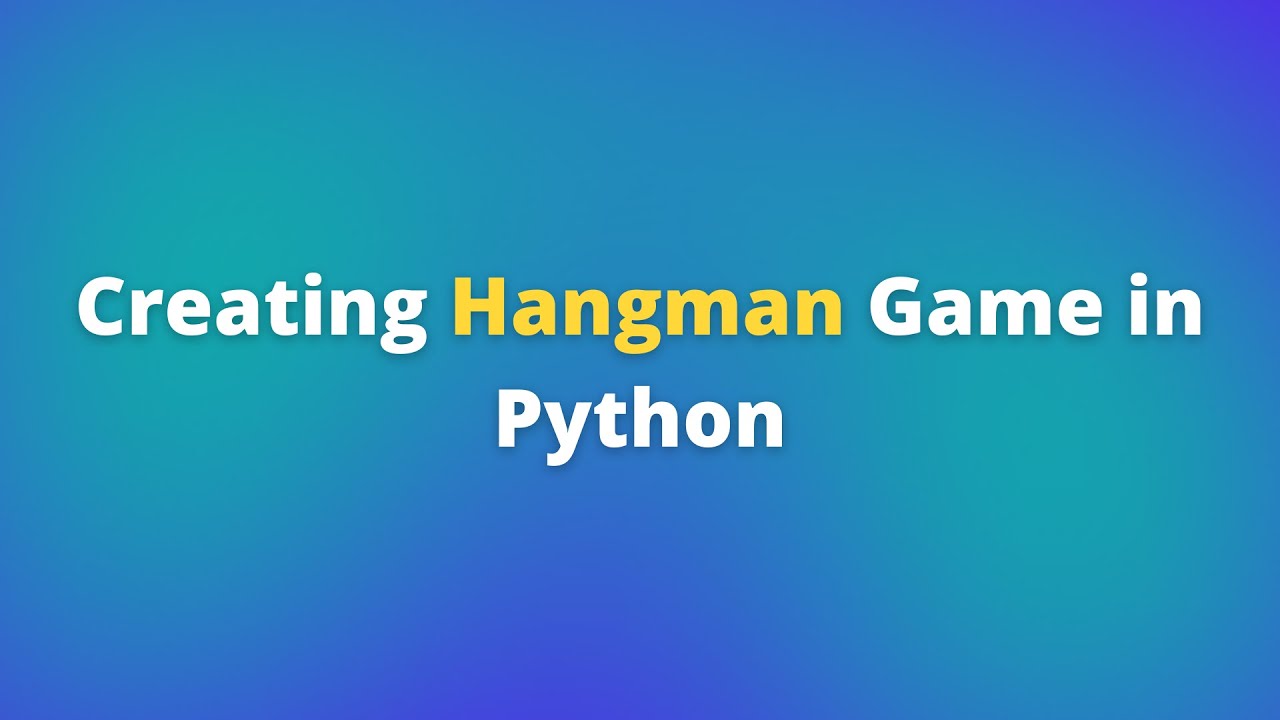 Hangman Game in Python with source code | Python Project with source code | No Talking