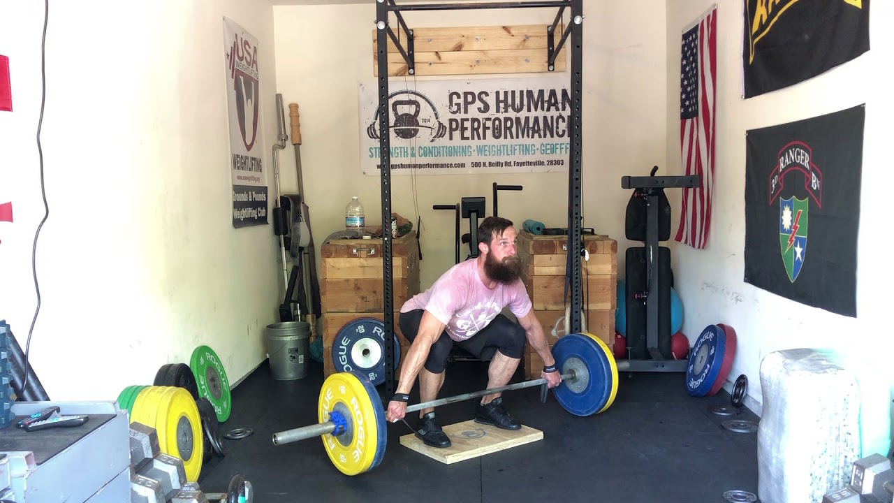 Floating Snatch Pull to Hold on Riser | GPS Human Performance
