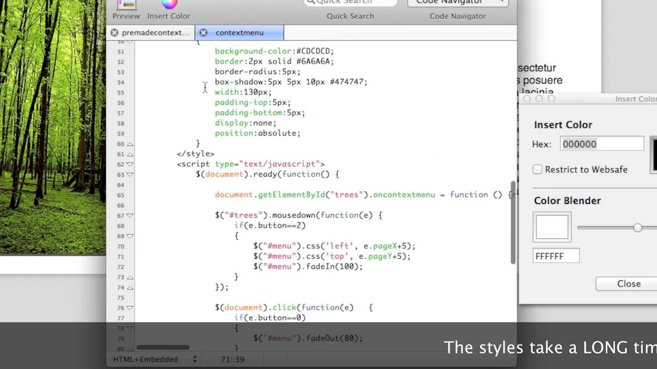 jQuery Tutorial - Custom Right Click Menu