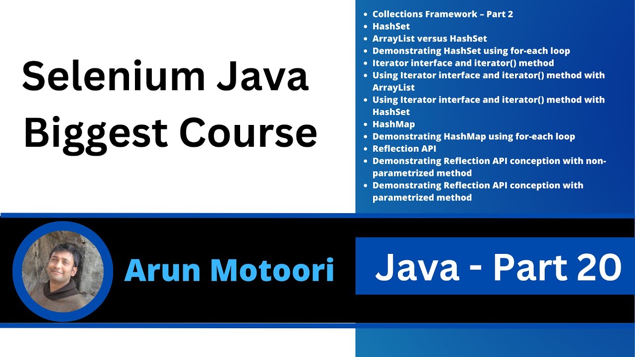 Java - Part 20 (Selenium Java Biggest Course)