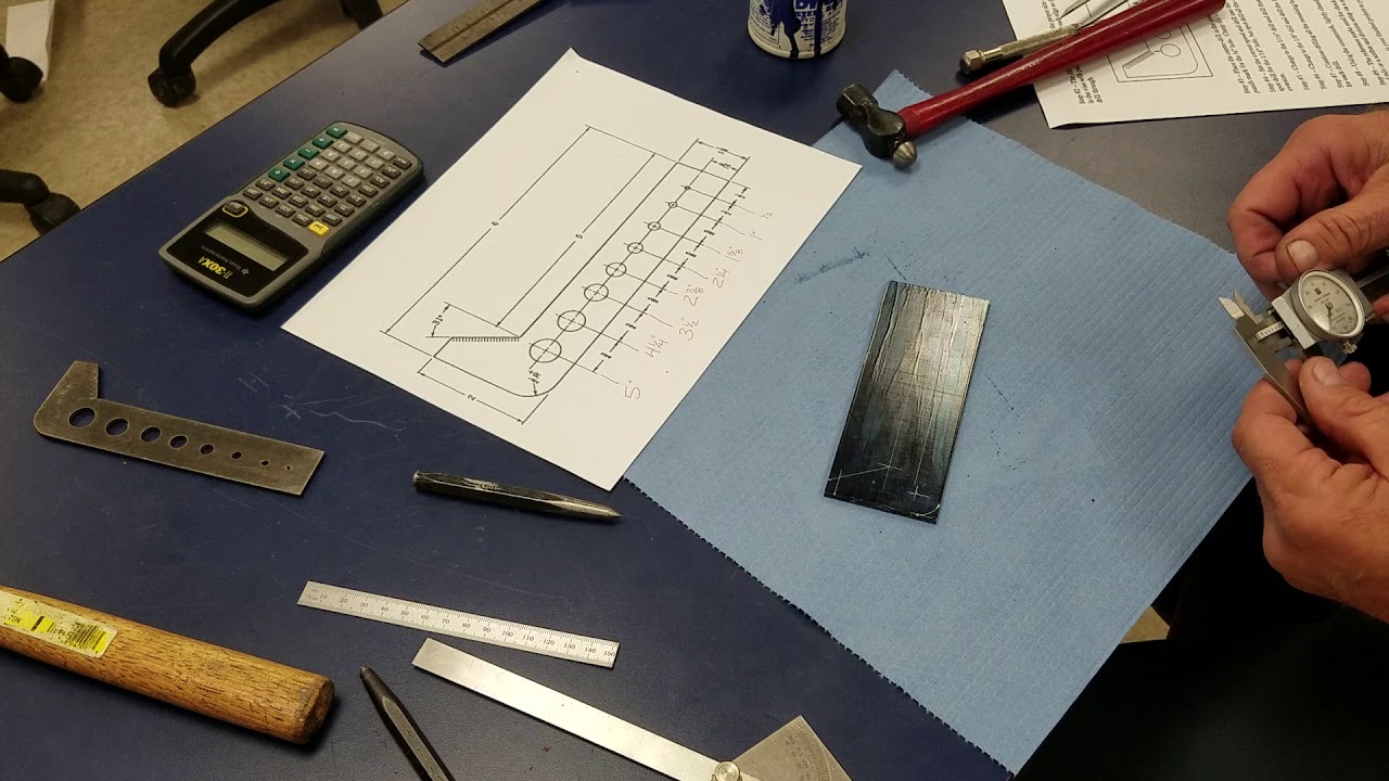 Drill Point Gage Layout