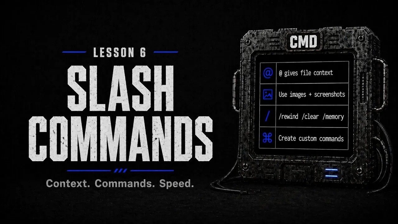 6. Best Practices: Slash Commands