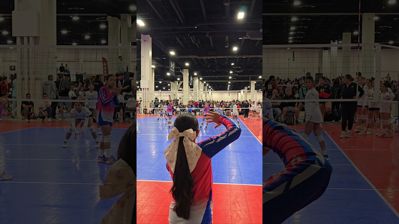 11U Outside Hitter Charlize Paulino Delivers MONSTER Spike Against 12U Team! | 2025 Spring Bash #fyp