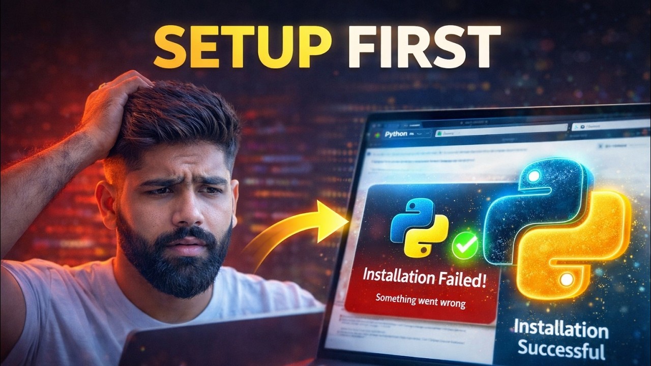 Python install nahi kiya to coding start hi nahi hogi (Step-by-Step)