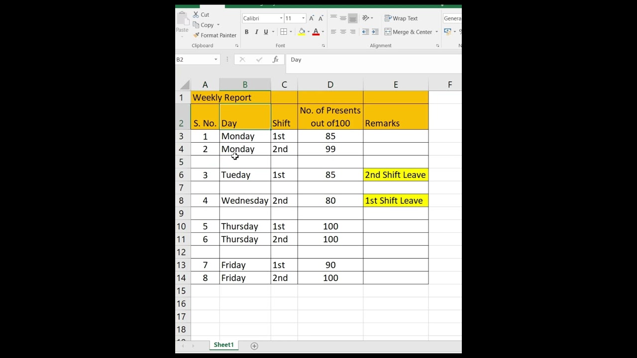 How to fix filter not showing some data in #excel #short