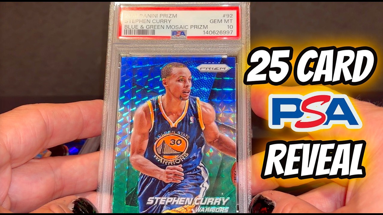 I JUST GOT THIS ORDER back from NOV 2025!  25 CARD PSA REVEAL