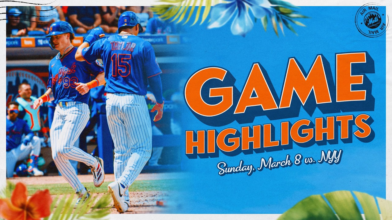 Mets Defeat Yankees | Spring Training Highlights