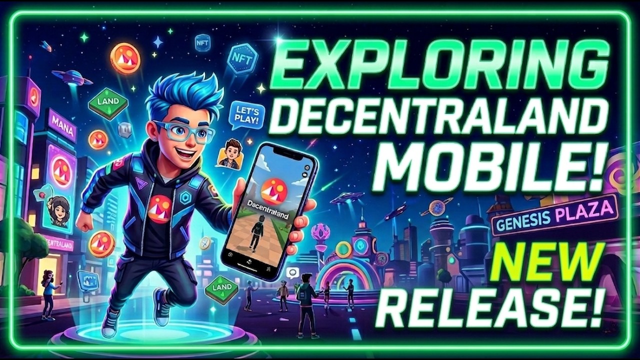 Decentraland Mobile Gameplay - Exploring the Metaverse