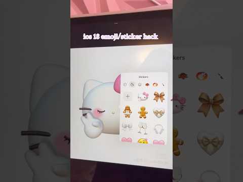 how to create new emojis with ios 18 #ipad10thgen #emojitutorial #ios18