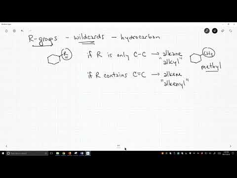 functional groups R groups