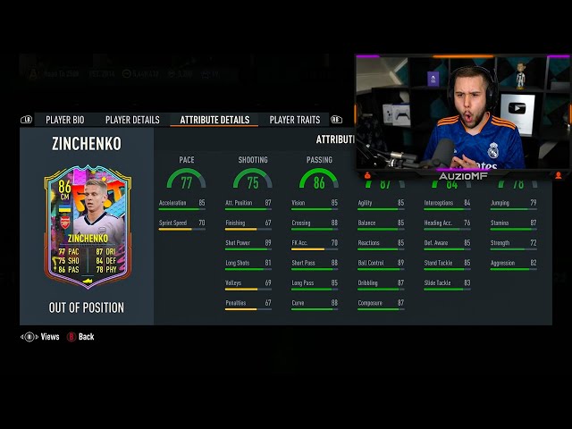 Is the Oleksandr Zinchenko Out of Position SBC worth completing in FIFA 23?