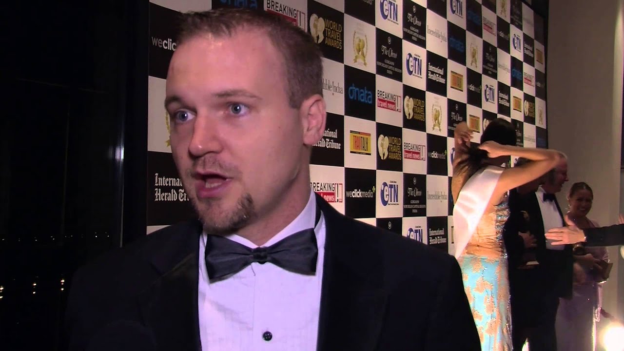 William Harley Fleming, general manager, Oasis Beach Tower, Dubai, at World Travel Awards ...