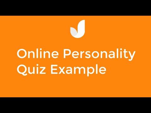 Online Personality Quiz Example - OnlineExamMaker
