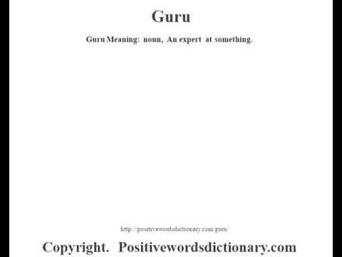 Guru definition | Guru meaning