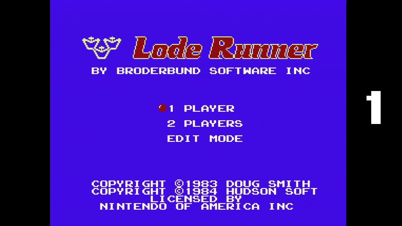 Lode Runner (NES) Playthrough Part 1 (Stages 1-25)