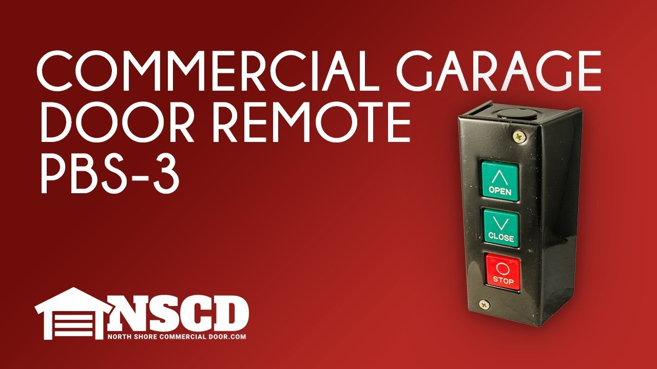 Commercial Garage Door Opener PBS-3 Three Button Station