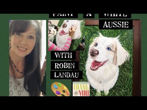 How to Paint an Australian Shepherd in Acrylic.