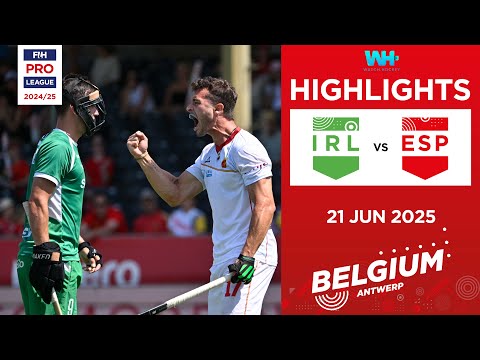 FIH Hockey Pro League 2024-25 Highlights: Ireland vs Spain (M) | Match 1