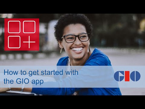 How to get started with the GIO App