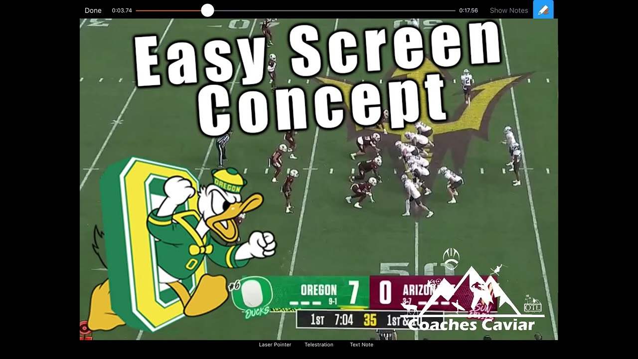 Explosive Screen for Oregon that every offense can put in