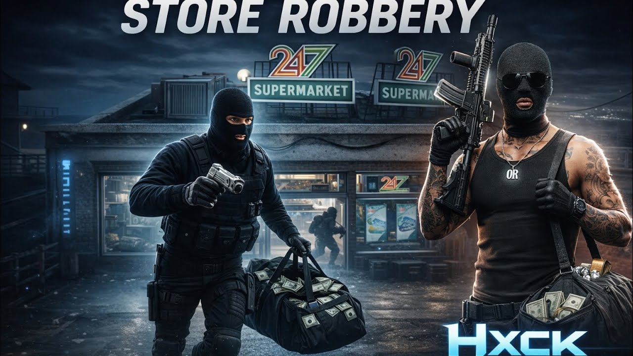 🔥 FiveM Store Robbery Script | ESX/QBCore Shop Robbery | Full Showcase + Download 